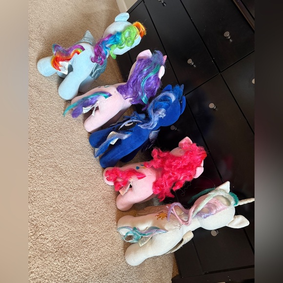My Little Pony | Toys | My Little Pony Blue And Pink Stuffed Animals ...